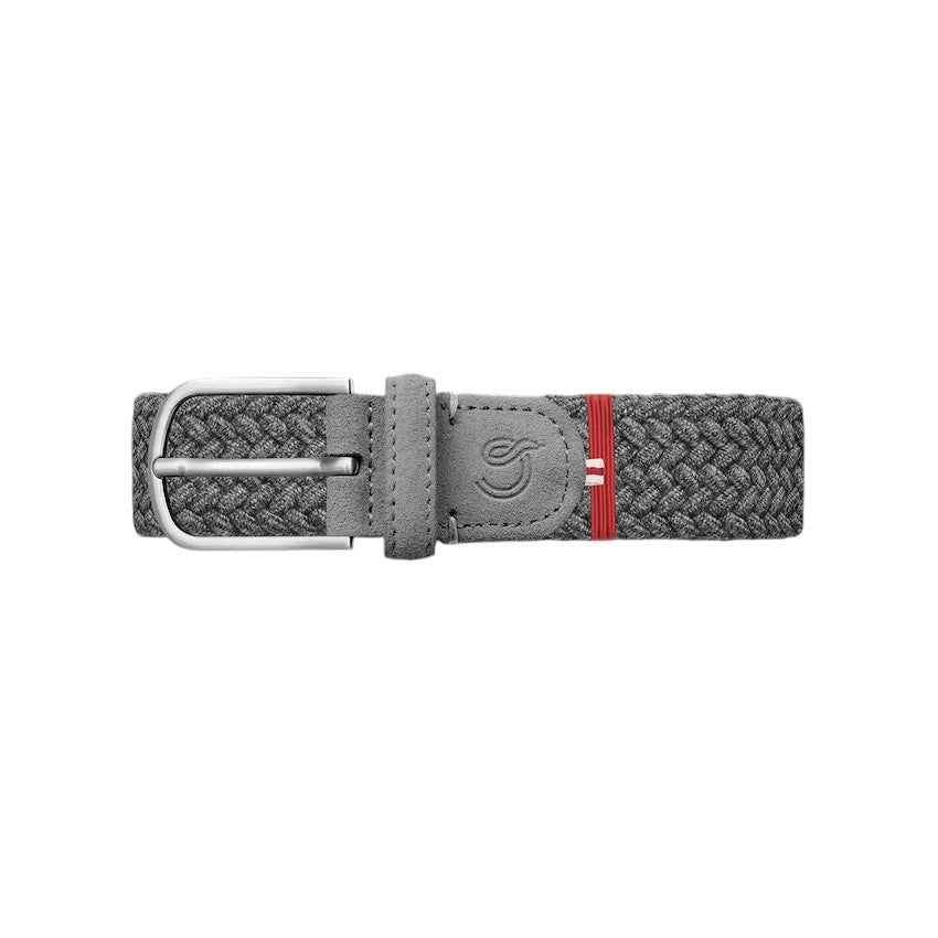 La Boucle riem heren grijs DUNDEE SUEDE WOOL EFFECT. – Artson Fashion